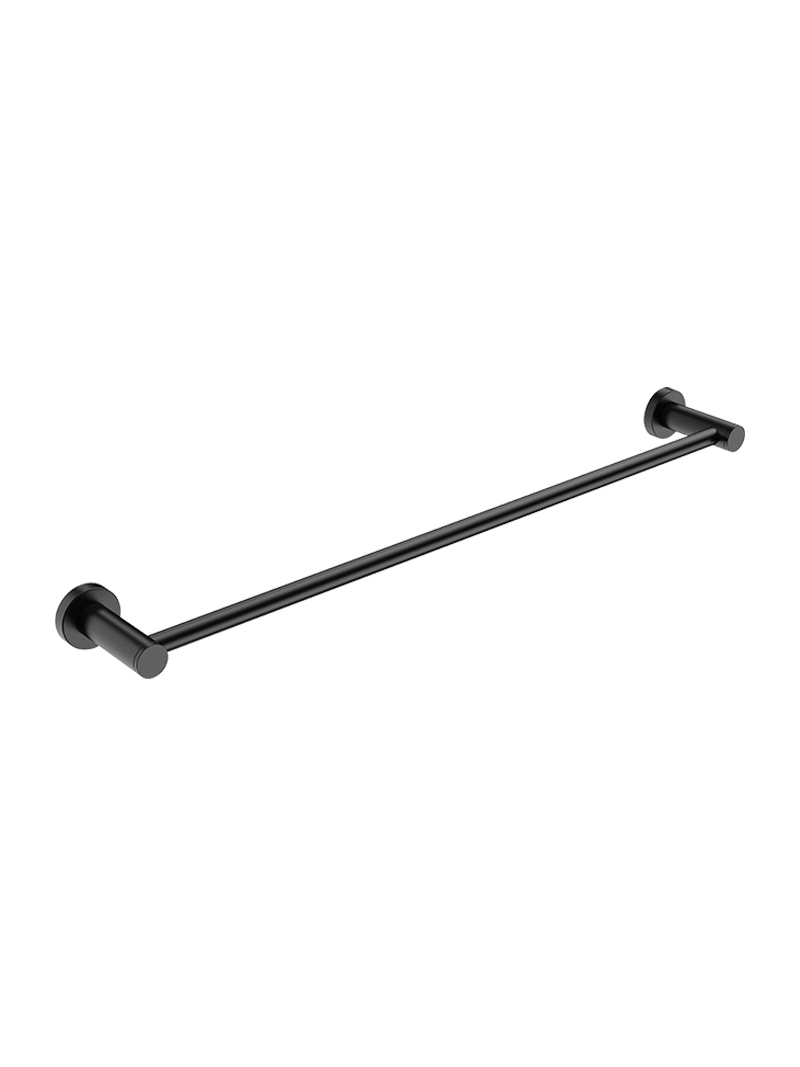 4672 Single Rail 650mm - Matt Black BAAC4672MBLK - Bathroom Bizarre