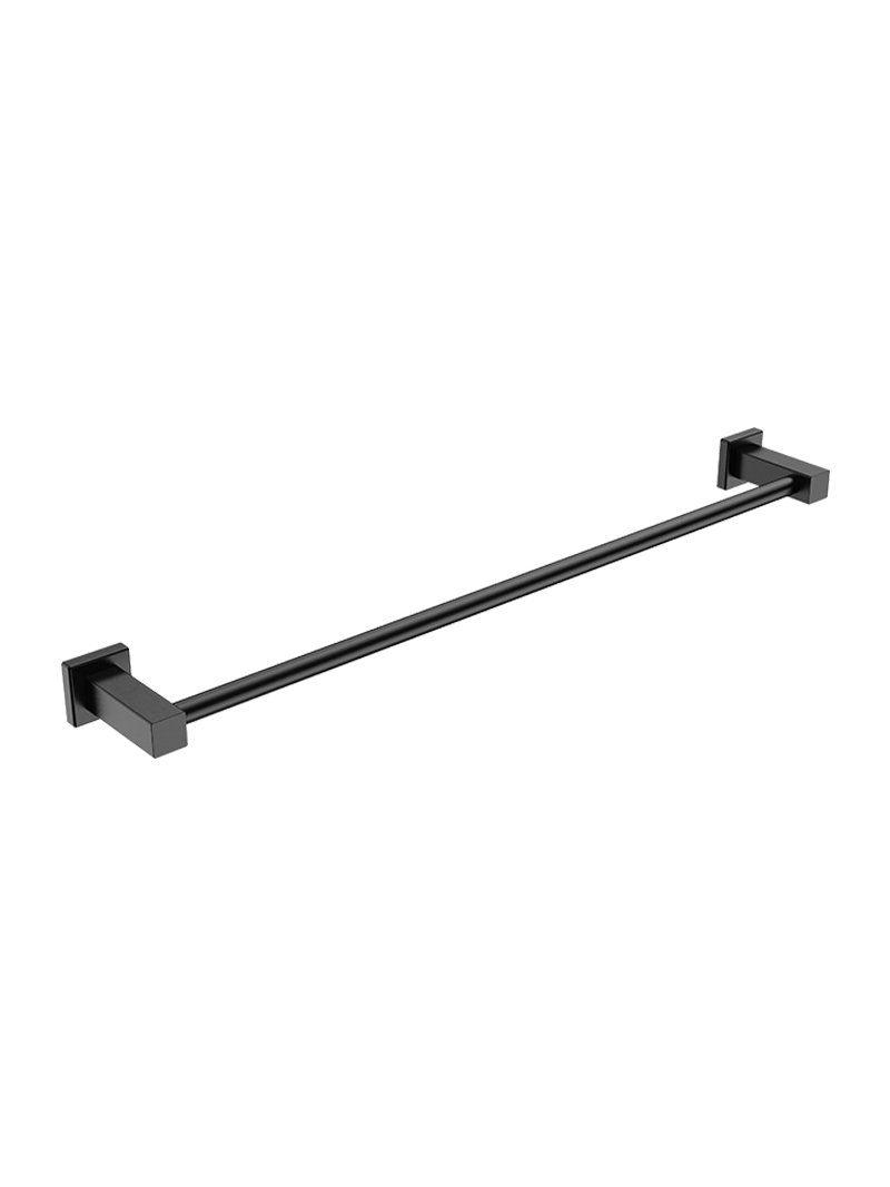 8572 Single Rail 650mm - Matt Black BAAC8572MBLK - Bathroom Bizarre