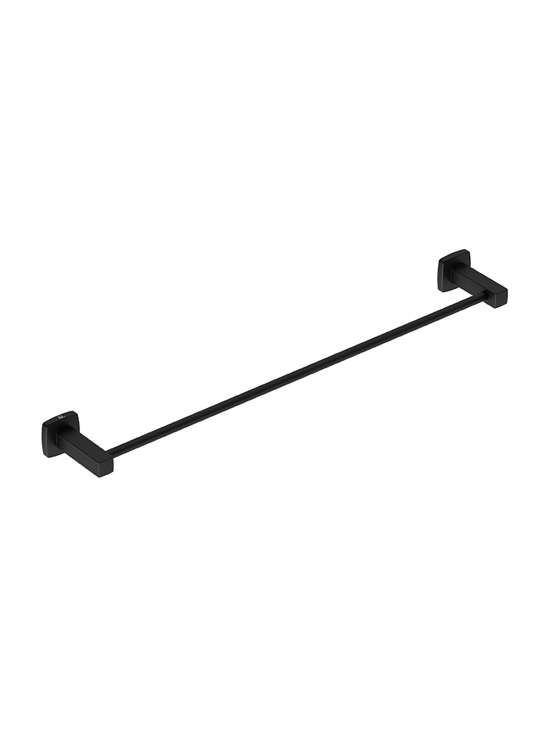 Integrity Single Rail 650mm Matt Black BALR3172MBLK - Bathroom Bizarre