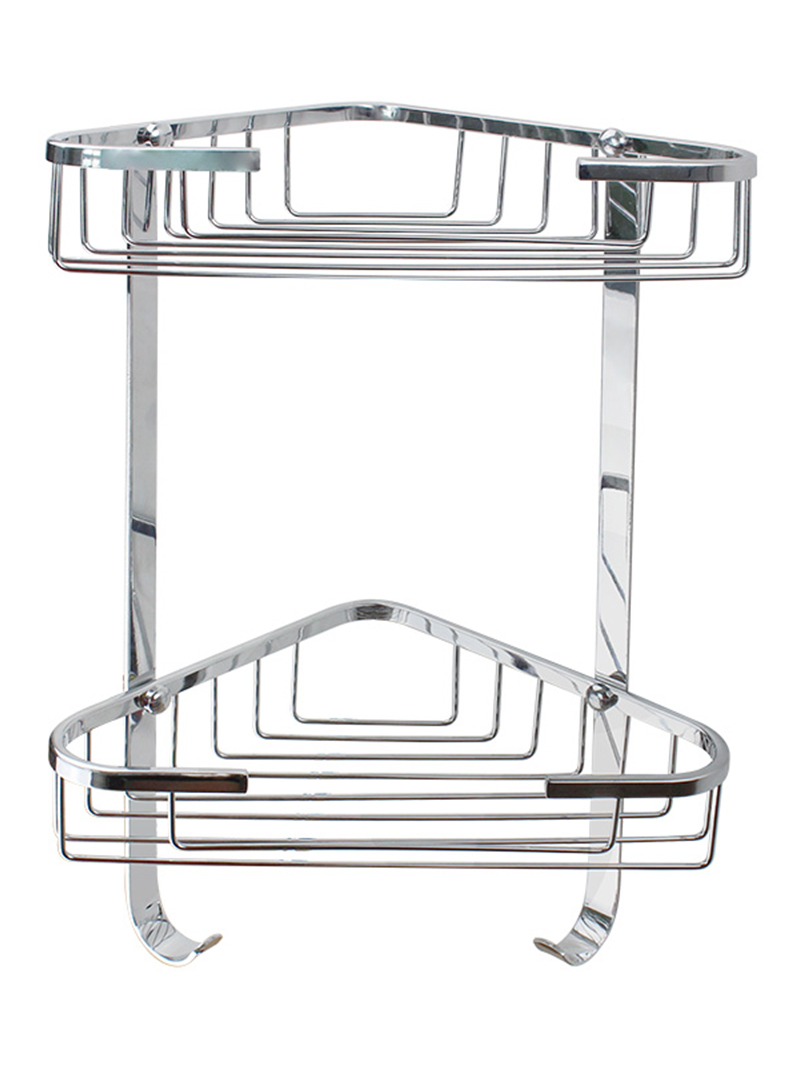 Double Corner Basket - SS201 BB014 - Bathroom Bizarre