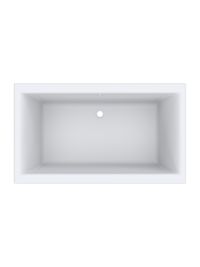 Jerico White Built-In Bath 1200 x 700 x 440mm - Bathroom Bizarre