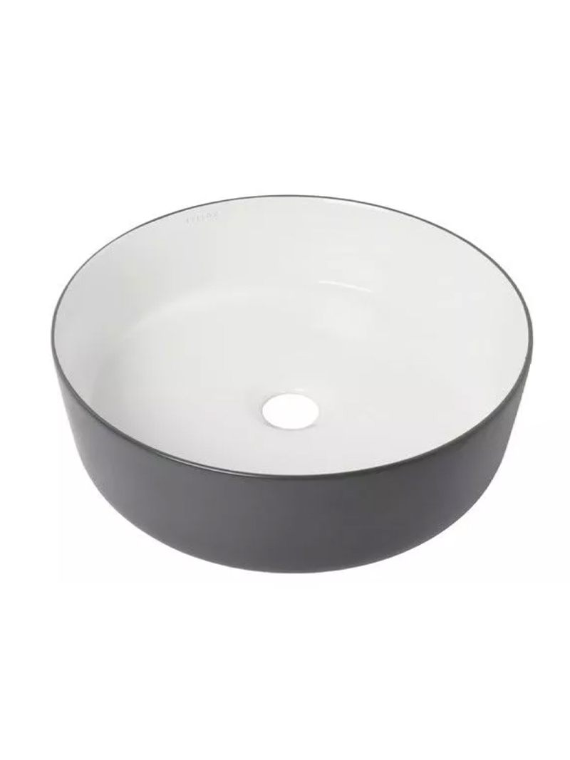 Bijiou Senseulle Basin 360 x 360 x 120mm - Onyx Grey - Bathroom Bizarre