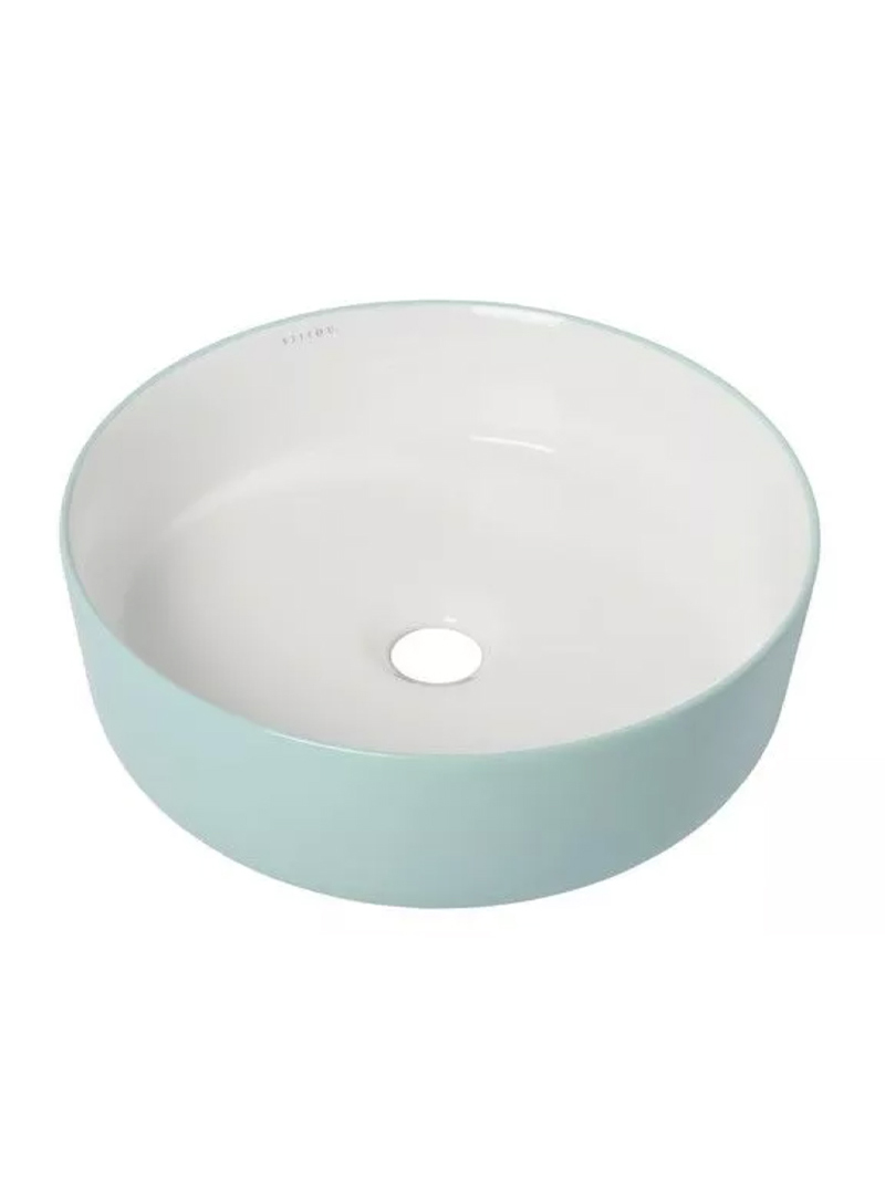 Bijiou Senseulle Basin 360 x 360 x 120mm - Juniper Green - Bathroom Bizarre