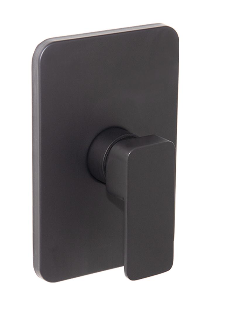 Shore Concealed Bath/Shower Mixer - Black - Bathroom Bizarre