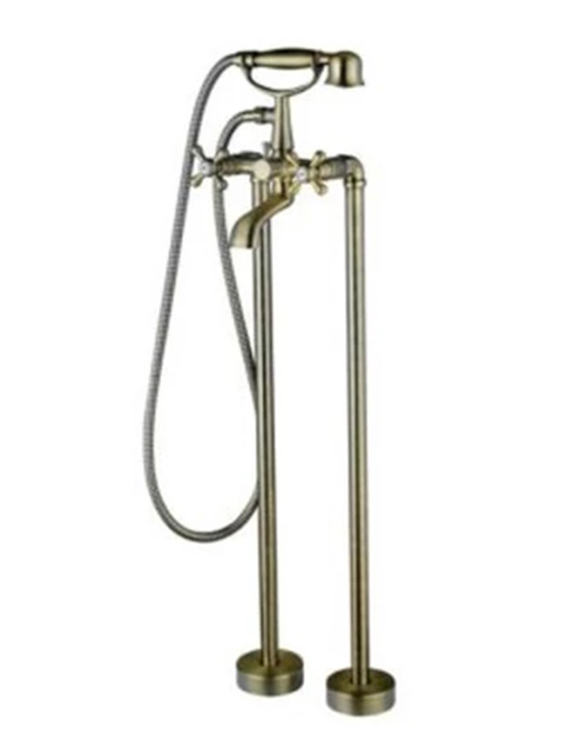 Bijiou Adour Freestanding Bath Mixer - Bronze - Bathroom Bizarre