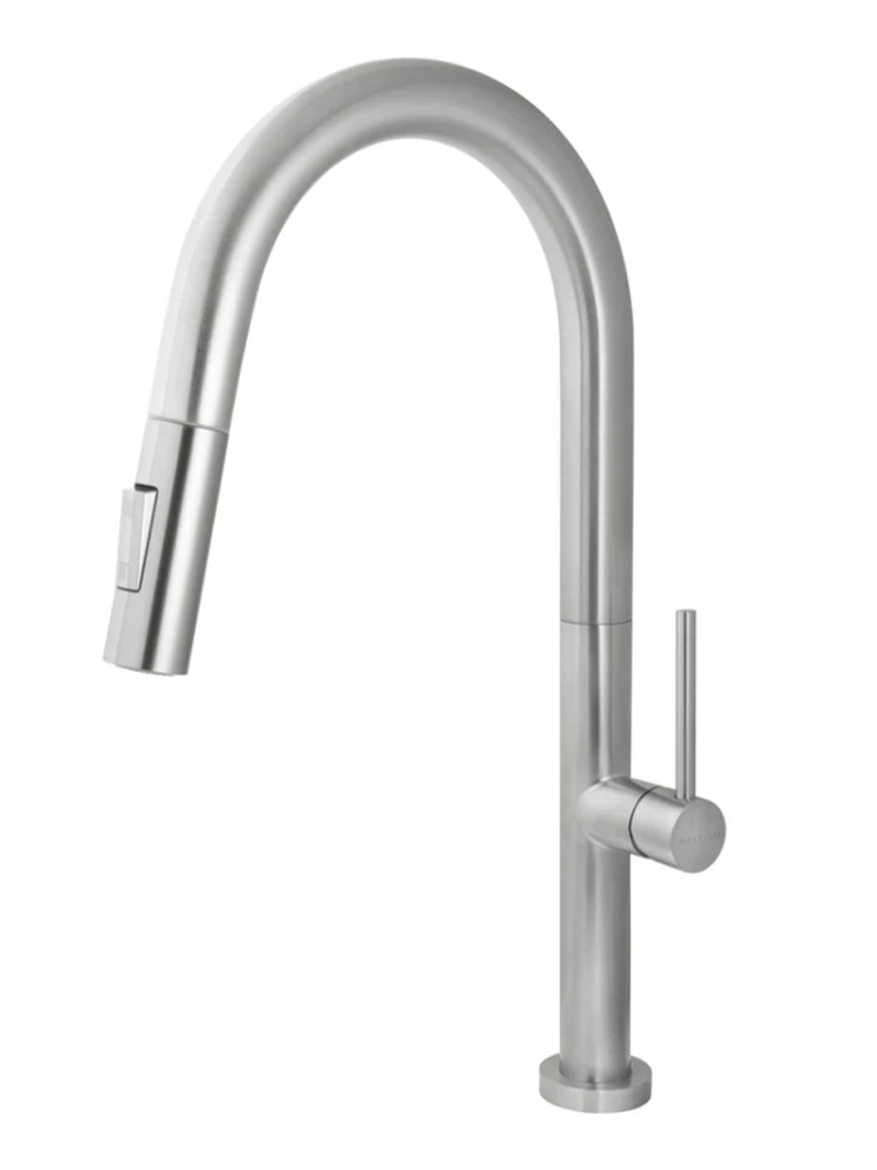Bijiou Prestige Sink Mixer Pull Out Stainless Steel 212202 - Bathroom ...